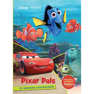 pixar disney coloring book