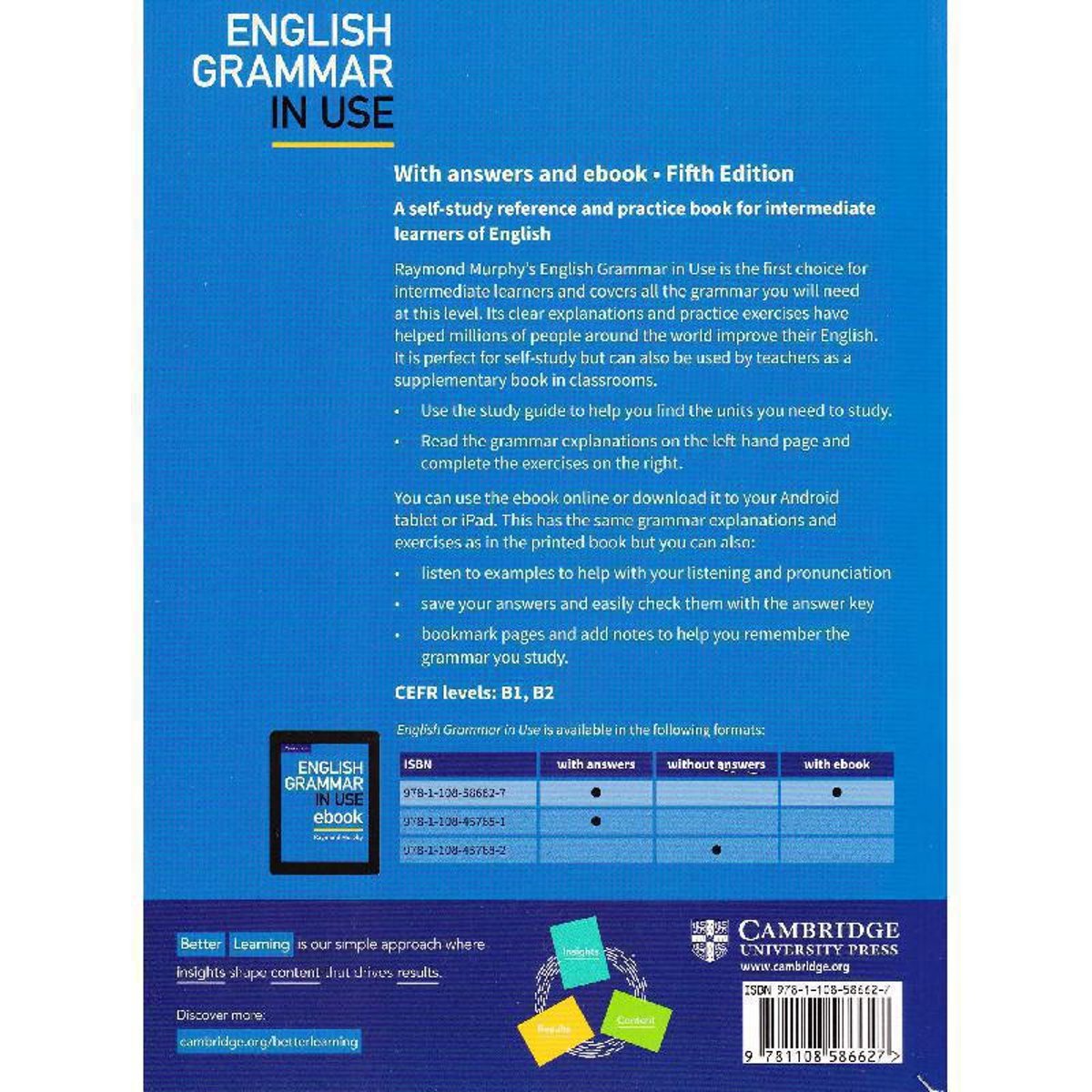 English Grammar In Use 5th Edition Cambridge University Intermediate